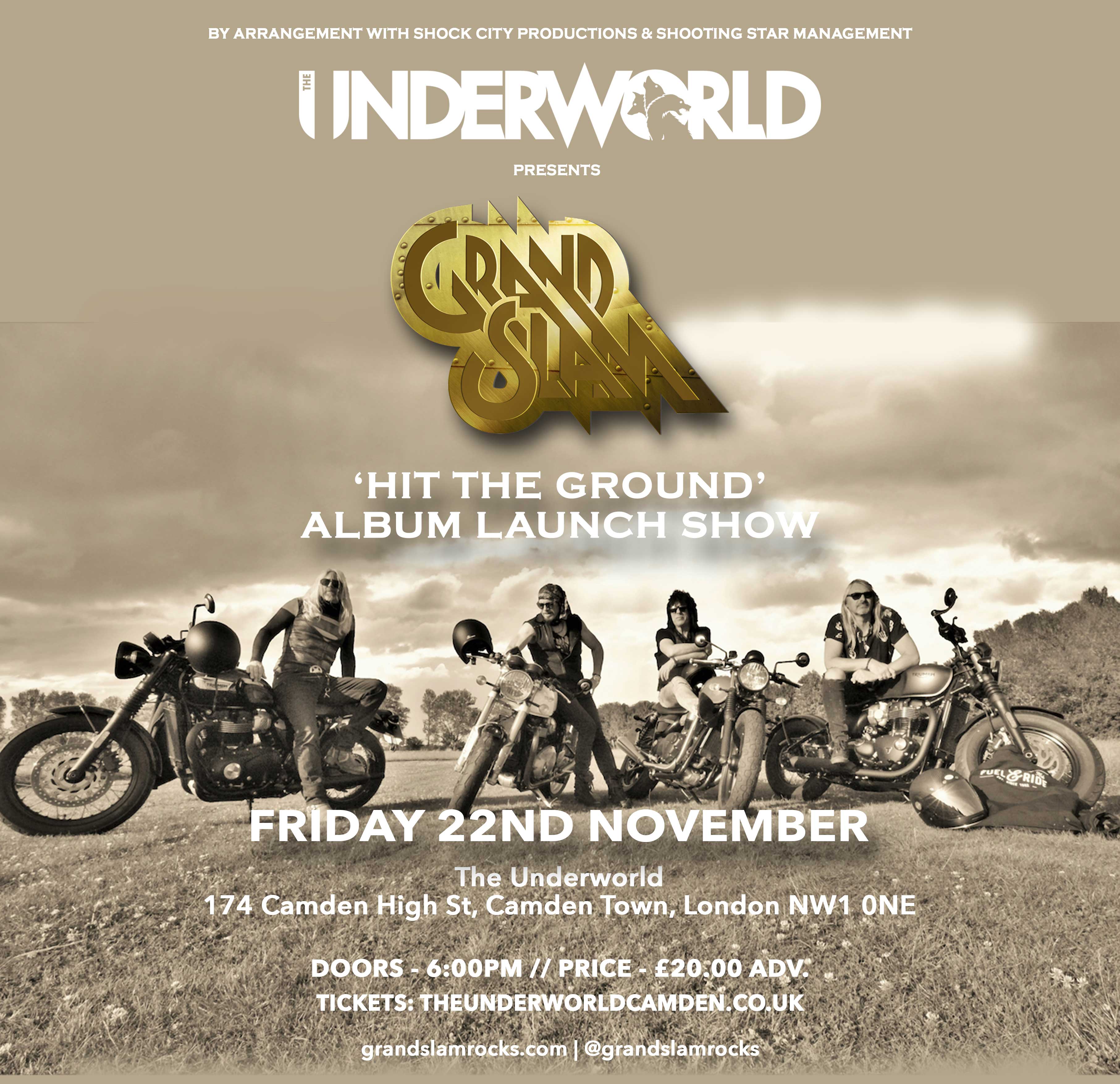 Album Launch Show Anounced: 22nd November at The Camden Underworld ...
